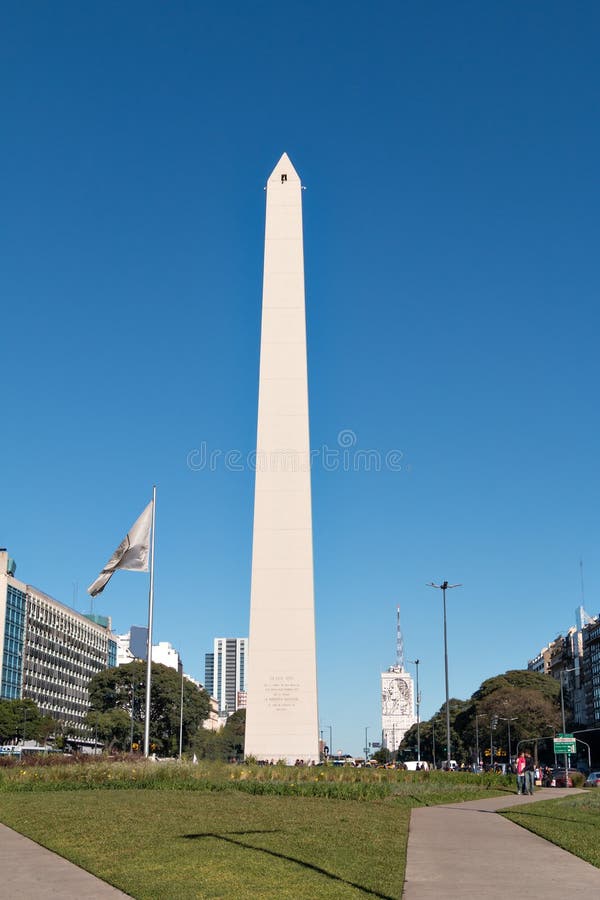 Obelisco (obelisco), Buenos Aires La Argentina Fotografía editorial ...