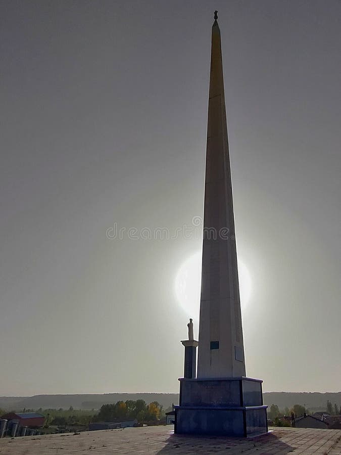 Obelisco stock image. Image of town, statue, aviation - 258412653