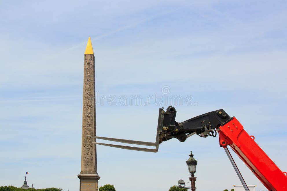 Obelisk of Concorde Kidnapping Stock Image - Image of obelisk, france ...