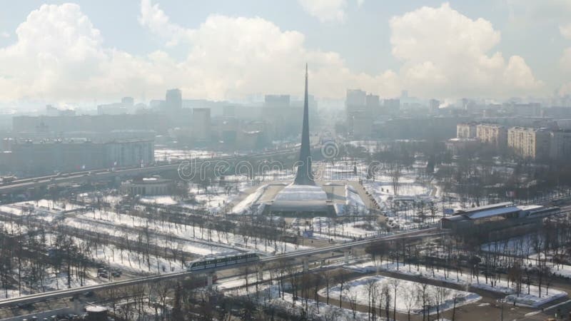 Obelisk Conquerors of Space is Rocket Launch with Stock Video - Video ...