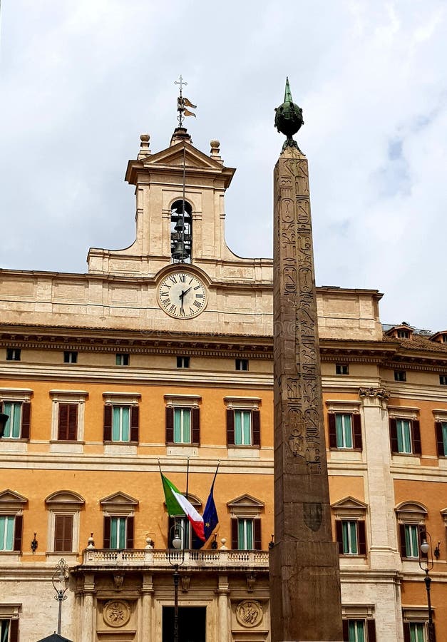 The Obelisk of Marcus Aurelius in Rome, Italy Stock Photo - Image of ...