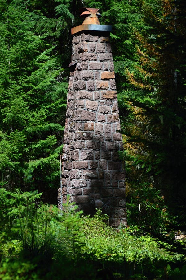 Obelisk at Mount Hood, Volcano in the Cascade Range, Oregon Stock Photo ...
