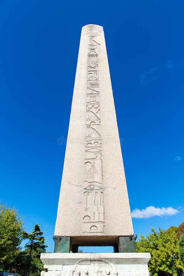 The Obelisk of Theodosius in Istanbul Stock Photo - Image of culture ...