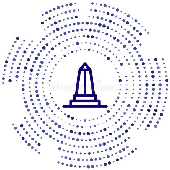 Obelisk Vector Icon. Obelisk Editable Stroke. Obelisk Linear Symbol for ...