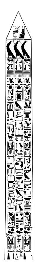 Obelisk, Vintage Illustration Stock Vector - Illustration of drawing ...