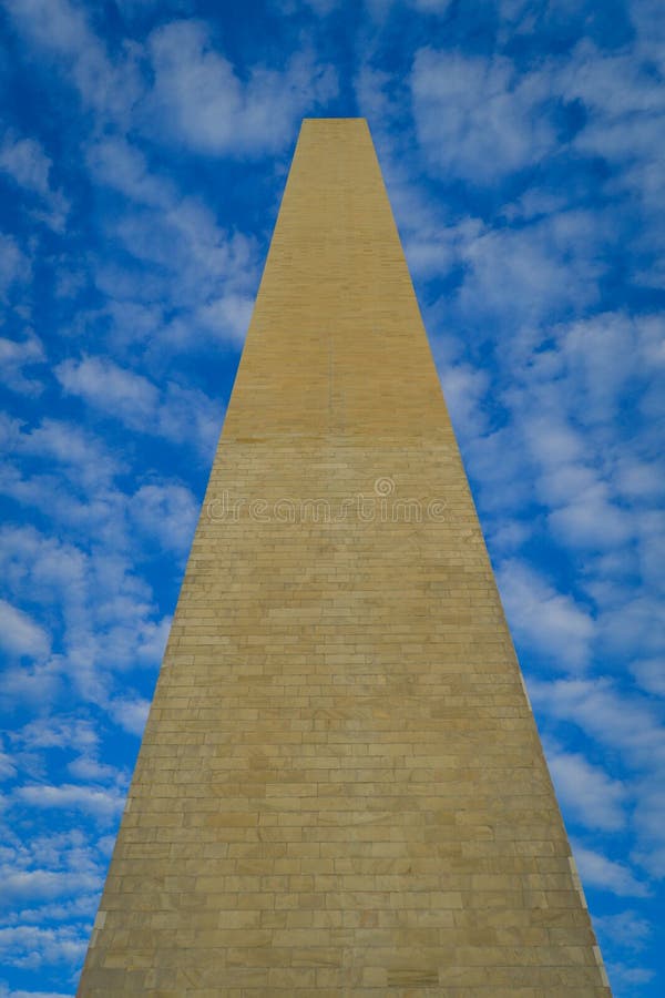 Obelisk in Washington DC stock image. Image of round, cylindrical - 5476737