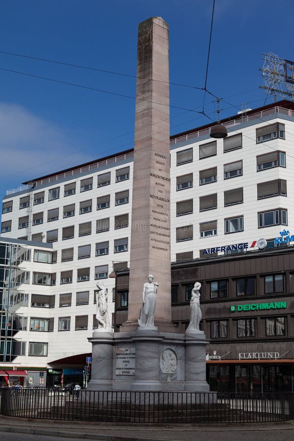 Liberty Memorial Copenhagen Editorial Stock Photo - Image of city ...