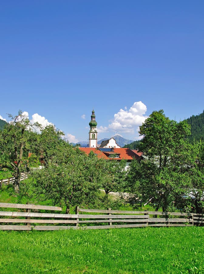 Oberau, Wildschonau, Tirolo, Austria Immagine Stock - Immagine di ...