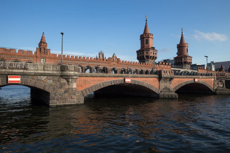 Oberbaum Bridge in Berlin Germany Editorial Photography - Image of ...
