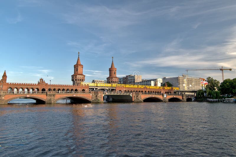 Oberbaumbrucke Bridge in Berlin Over the Spree River during the Daytime ...