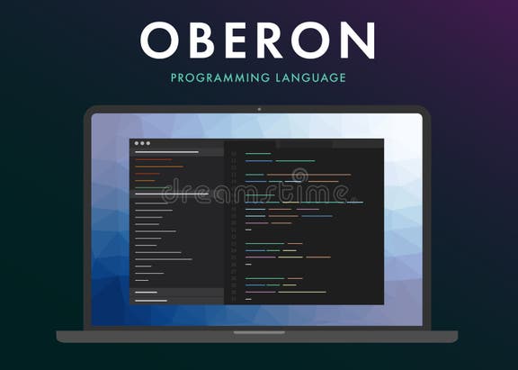 Oberon Programming Language Stock Vector - Illustration of visual, concept: 145666498