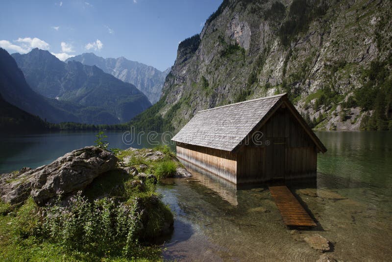 Obersee stock image. Image of koenigssee, scenic, mountains - 27909401