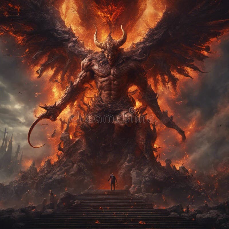 Obey the Master of Darkness Stock Illustration - Illustration of night ...