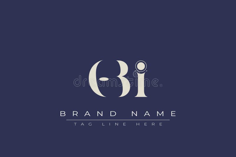 OBI Abstract Letter Logo Design Stock Vector - Illustration of badge ...