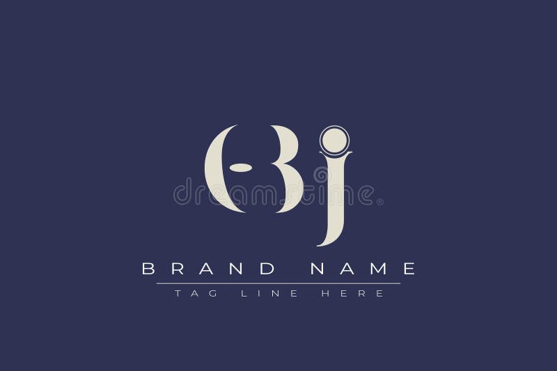 OBJ Abstract Letter Logo Design Stock Vector - Illustration of vector ...