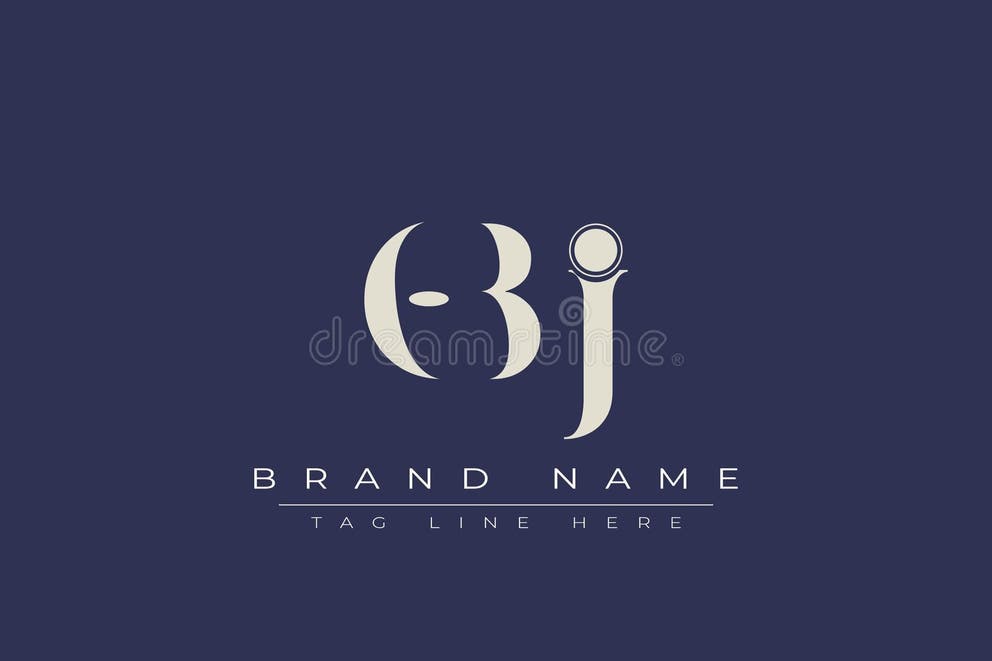 OBJ Abstract Letter Logo Design Stock Vector - Illustration of vector ...