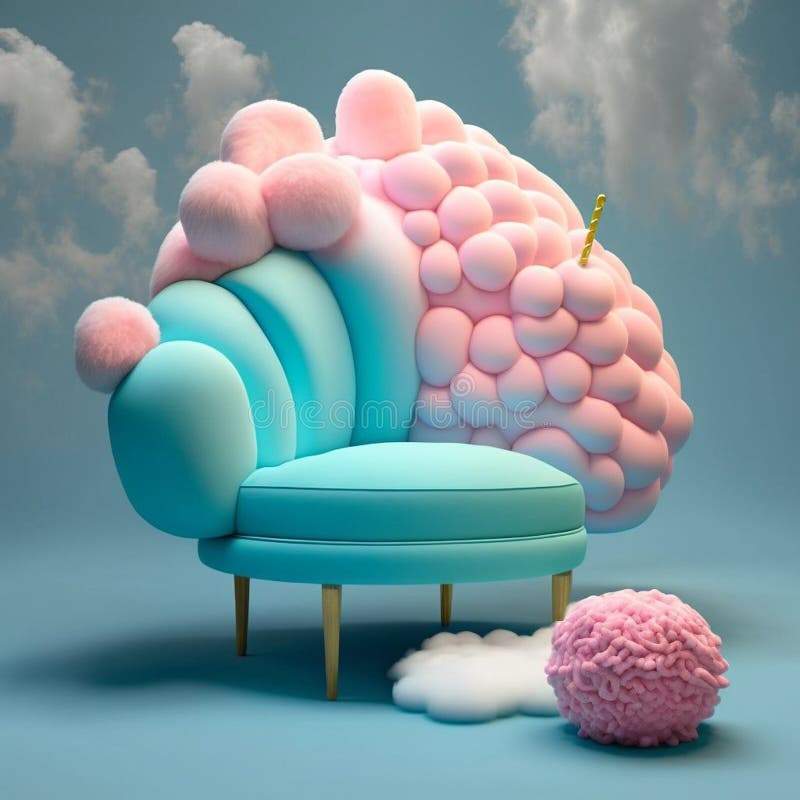 Objec with Blue and Pink Colour Stock Illustration - Illustration of ...