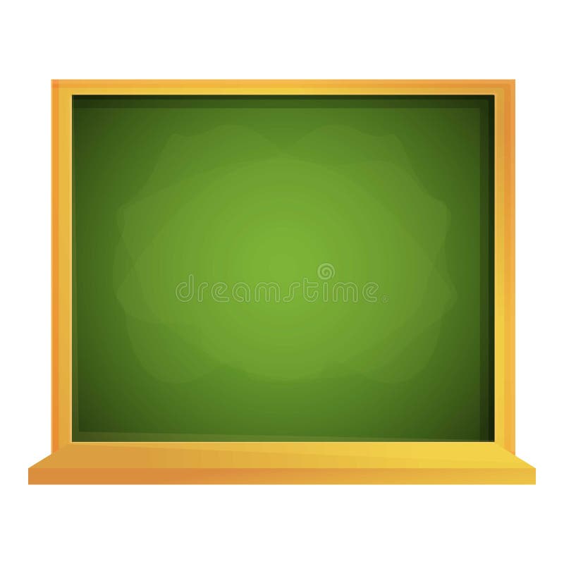 Object Chalkboard Icon, Cartoon Style Stock Illustration - Illustration ...