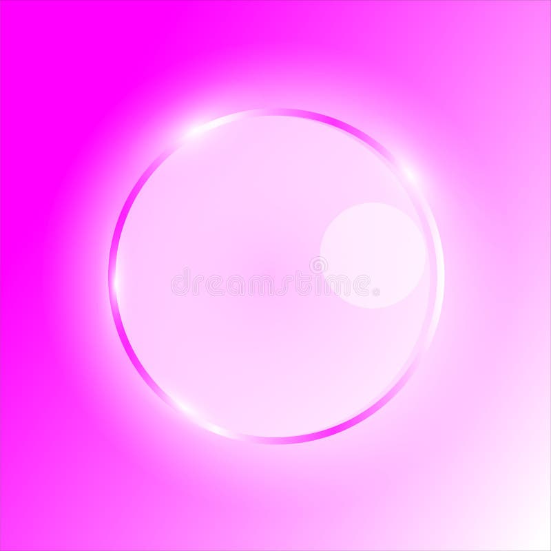 00010`object, Clear Circle, Abstract,sparkling Light Around the Circle ...