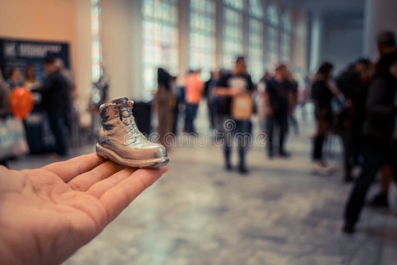 Object in the Form of a Boot Printed on a 3d Printer and Covered with ...