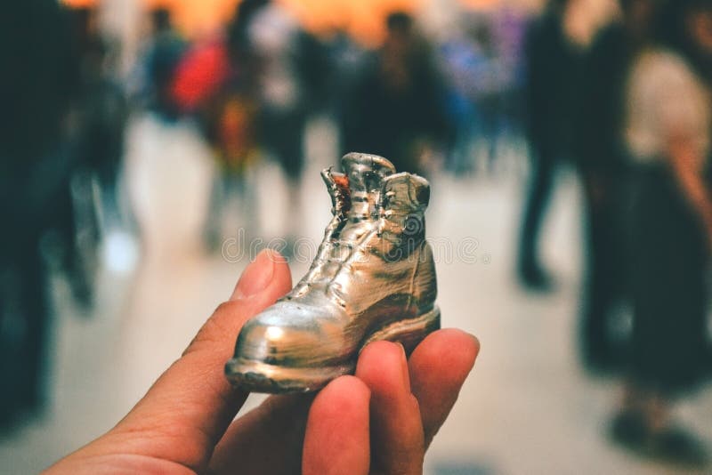 Object in the Form of a Boot Printed on a 3d Printer and Covered with ...