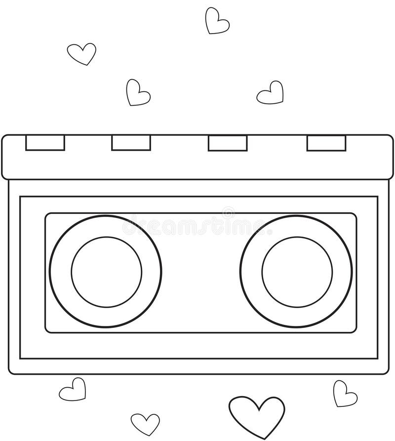 Object Hearts Coloring Page Stock Illustrations – 88 Object Hearts ...