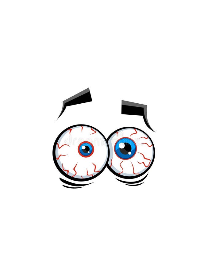 An Object Image of an Eye with an Angry Eye Expression Stock ...