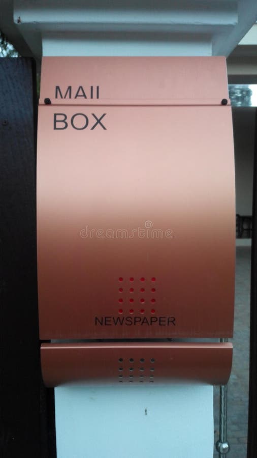 Mail box stock photo. Image of gold, newspaper, mail - 44788948