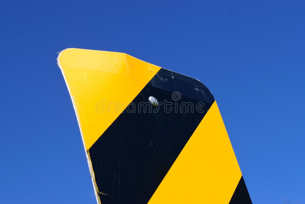 Object Marker Sign with Blue Sky Background Stock Photo - Image of sign ...