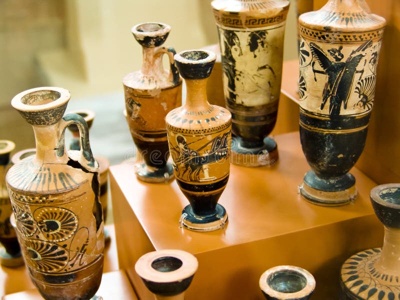 Symbol of Crete - Corner of the Bull Stock Photo - Image of blue, crete ...