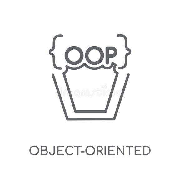 Object-oriented Programming Linear Icon. Modern Outline Object-o Stock ...