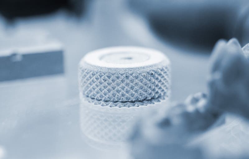 Object from Powder Plastic Printed 3D Printer Multi Jet Fusion MJF ...