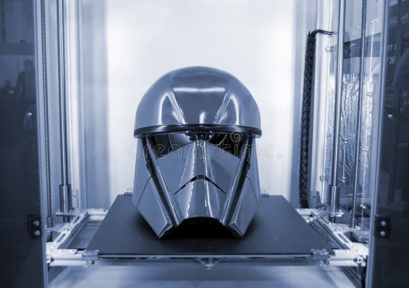 Object Printed on 3D Printer, on Desktop of 3d Printer. Editorial ...