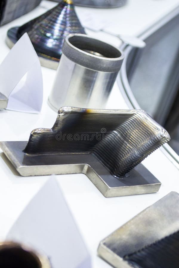 Object Printed by 3D Printer from Metal. Additive Manufacturing ...