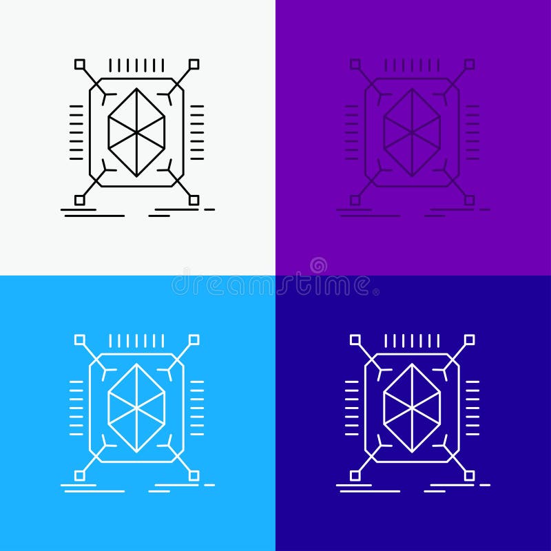 Object, Prototyping, Rapid, Structure, 3d Icon Over Various Background ...