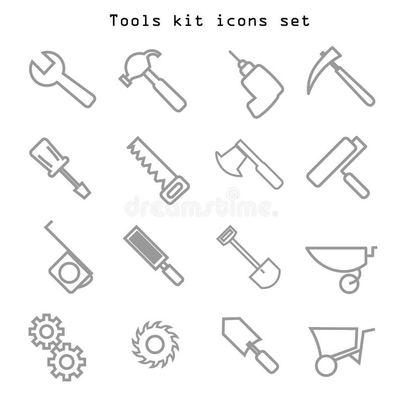 Object tools home stock vector. Illustration of drill - 70274096