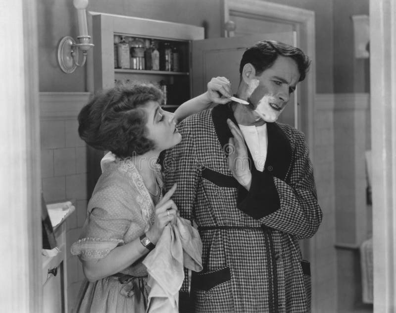 Objecting to a shave stock image. Image of disgust, female - 52033077