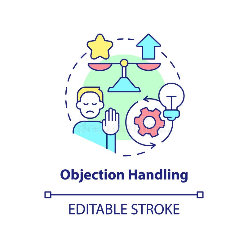 Objection Handling Stock Illustrations – 86 Objection Handling Stock ...