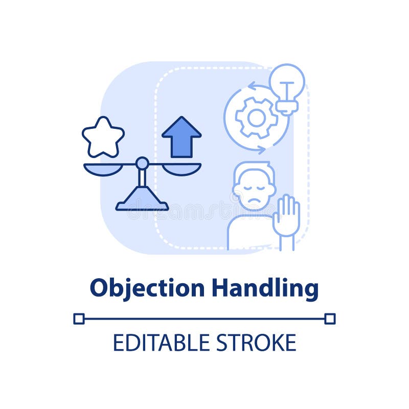 Objection Handling Stock Illustrations – 86 Objection Handling Stock ...