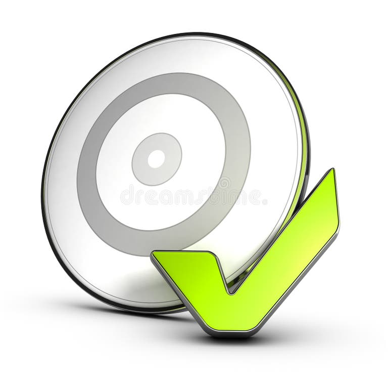 Objective Achieved stock illustration. Illustration of decision - 34781903