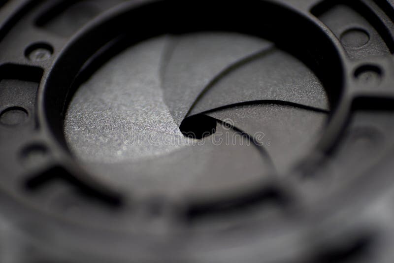 Objective Aperture Blades, Camera Lens Aperture Close Up Macro with ...