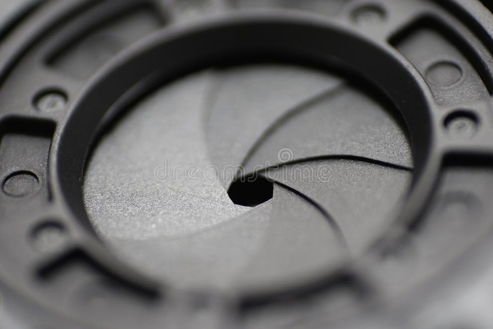 Objective Aperture Blades, Camera Lens Aperture Close Up Macro with ...