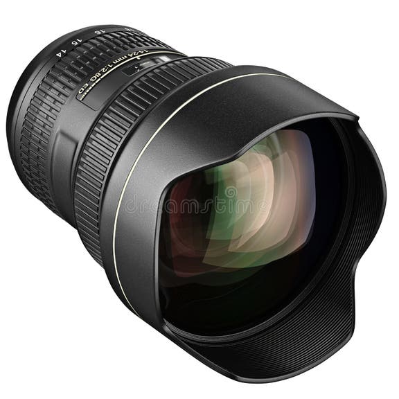 Objective camera lens stock illustration. Illustration of render - 72612972