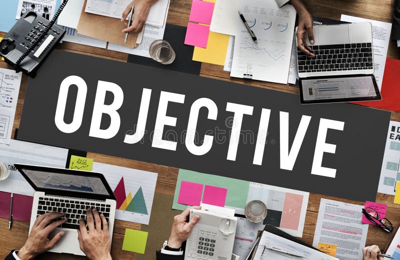 Objective Development Intention Purpose Vision Concept Stock Photo ...