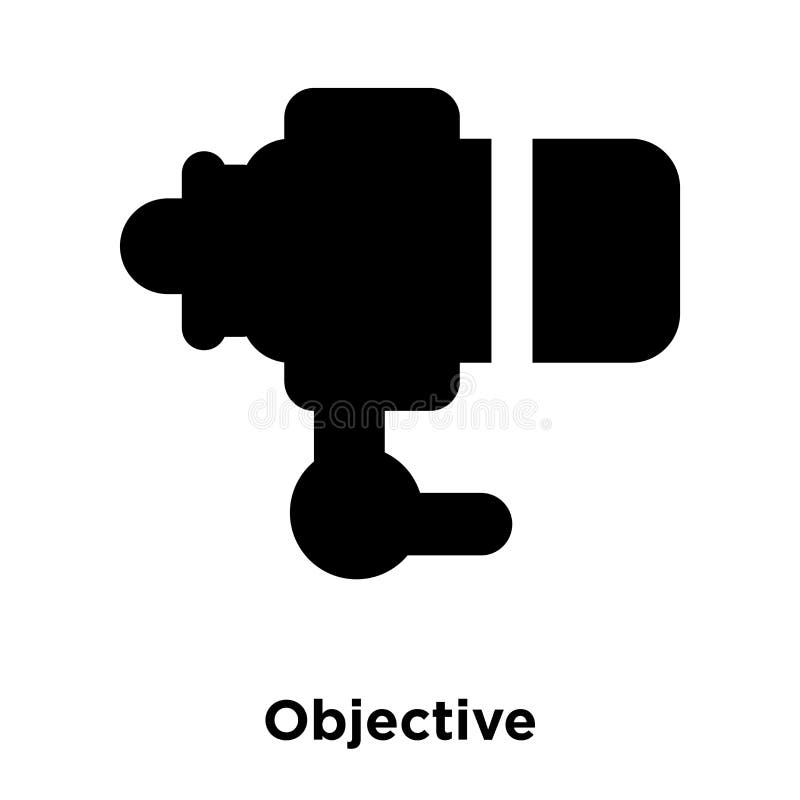 Objective Icon Vector Isolated on White Background, Logo Concept Stock ...