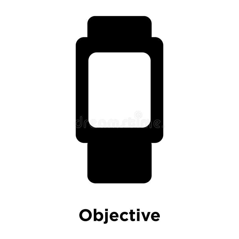 Objective Isolated Icon. Simple Element Illustration From Electronic ...