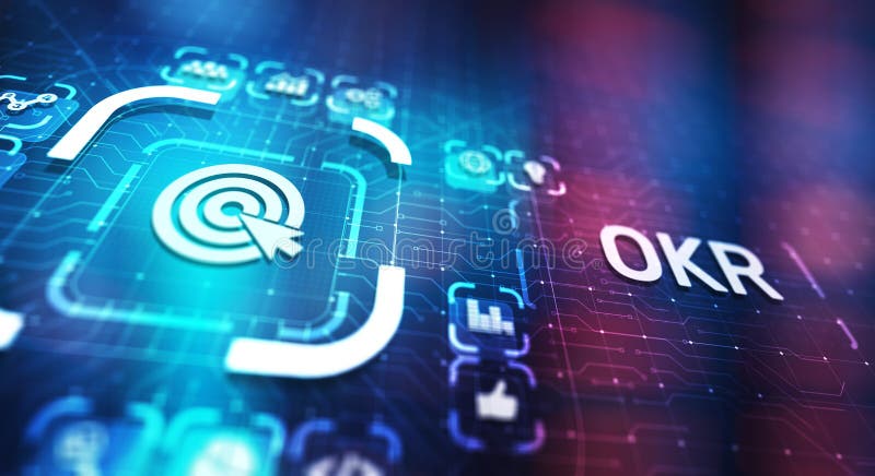 Objective Key Results Business Technology Process Improvement Concept ...