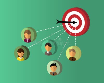 Objective Key Results OKRs Sign To Share the Same Goal Vector Stock ...