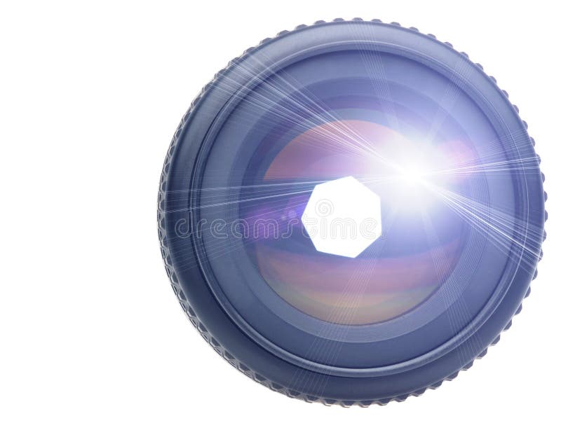 Camera lens stock vector. Illustration of device, focus - 14026648