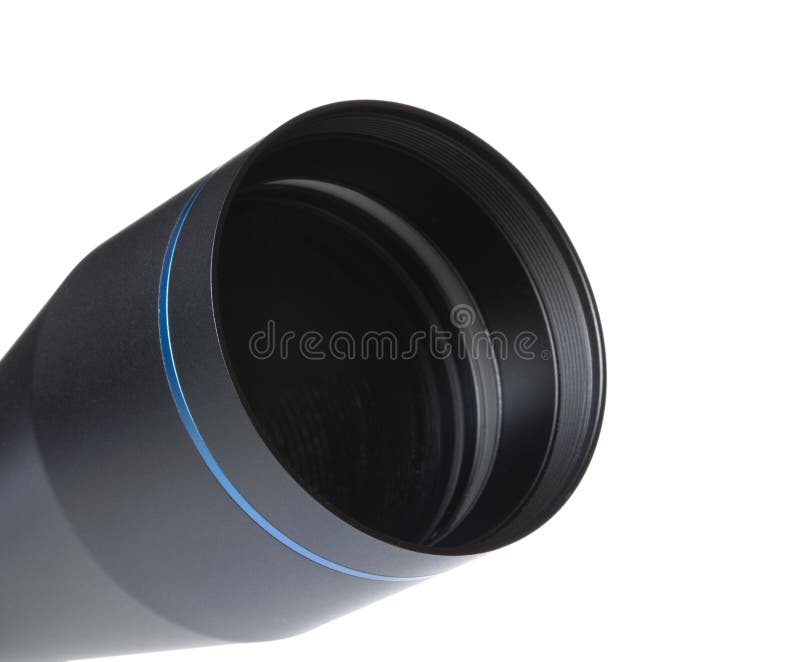 Objective for a Scope Made for Rifle Hunting Stock Image - Image of ...